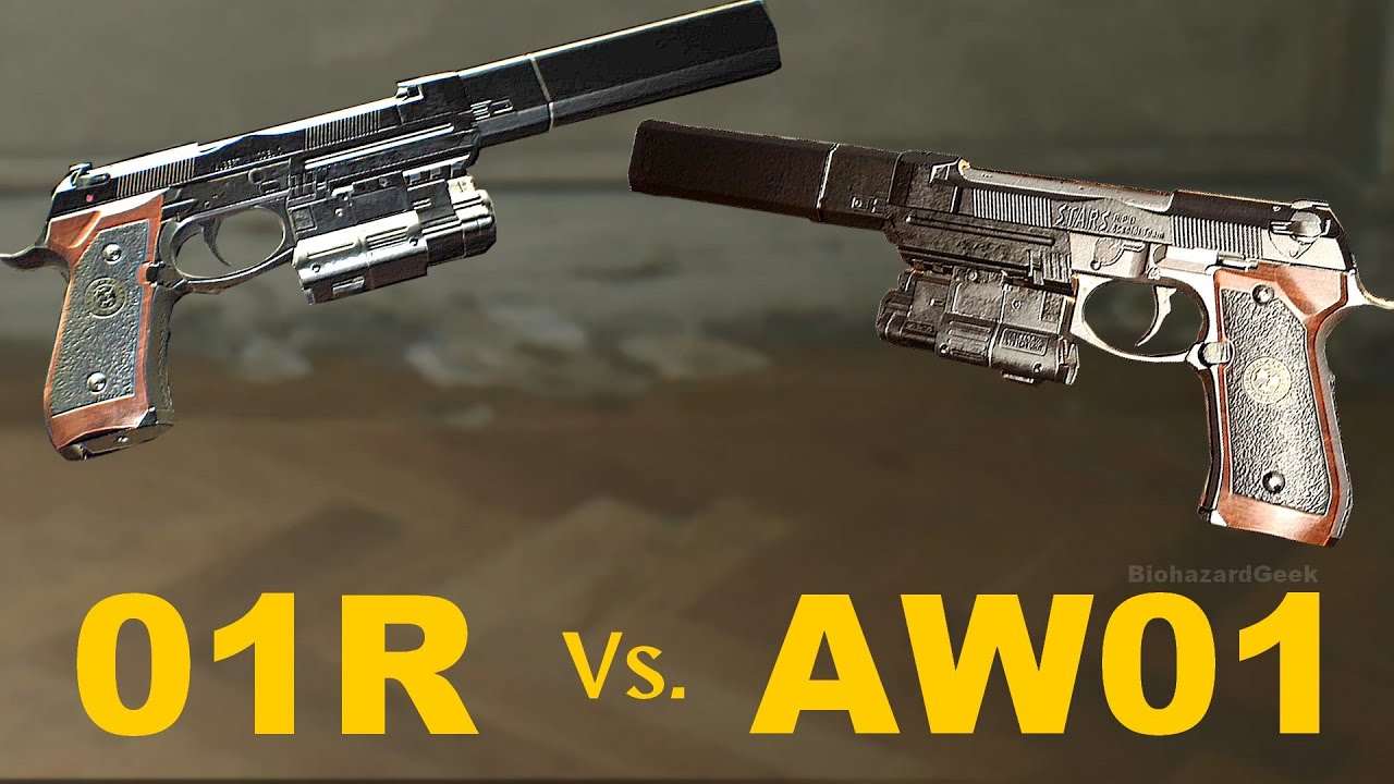 Albert 01R vs. AW Model 01 - two identical Samurai Edge handguns with completely different abilities