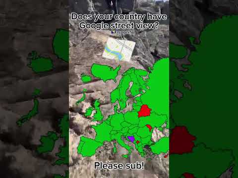 Does your country have google street view? #mapping #europe #geoguessr