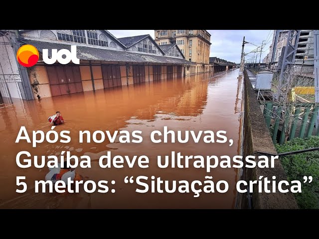 'Situação dramática sem fim', diz vice-governador do RS sobre chuvas