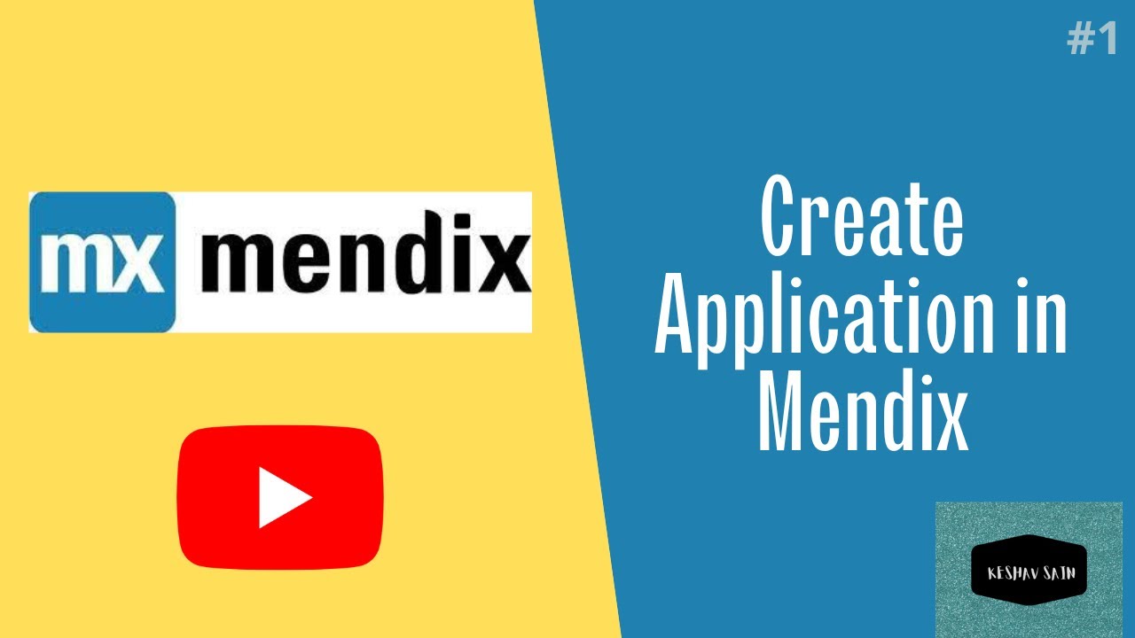 #1 Mendix | How to create an Application in #Mendix