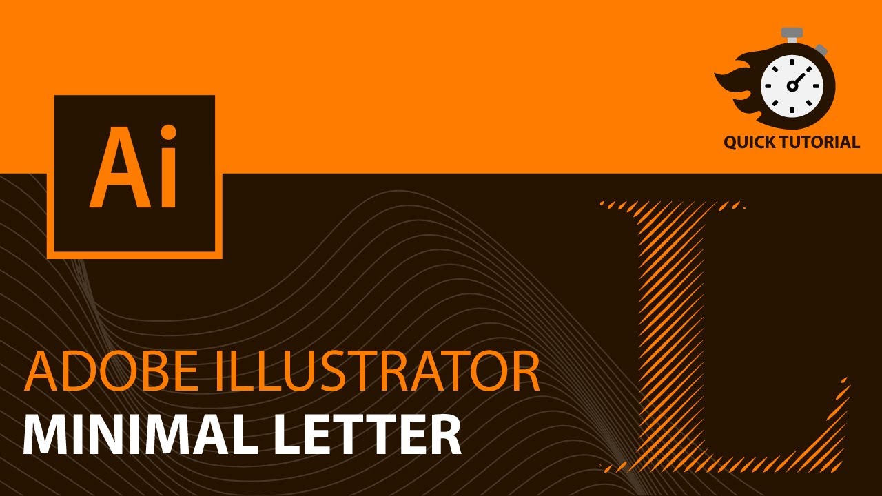 Minimalist Letter Logo Design Tutorial |  #illustratortutorial