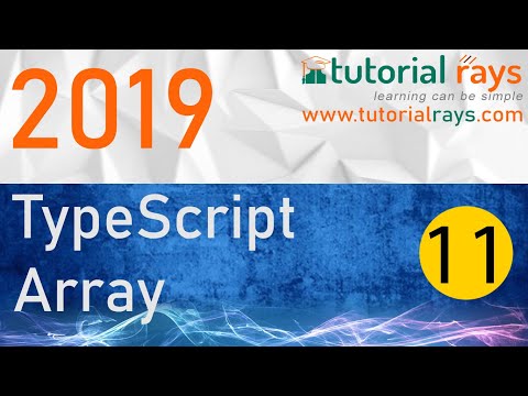 Learn 11 TypeScript Array 2019 Tutorial Rays | By Umar Rahman - Mind Luster