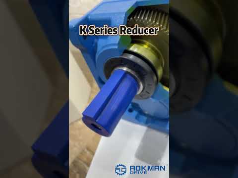 The K Series Helical-Bevel Gear Reducer #machine #industrialautomation #gearbox