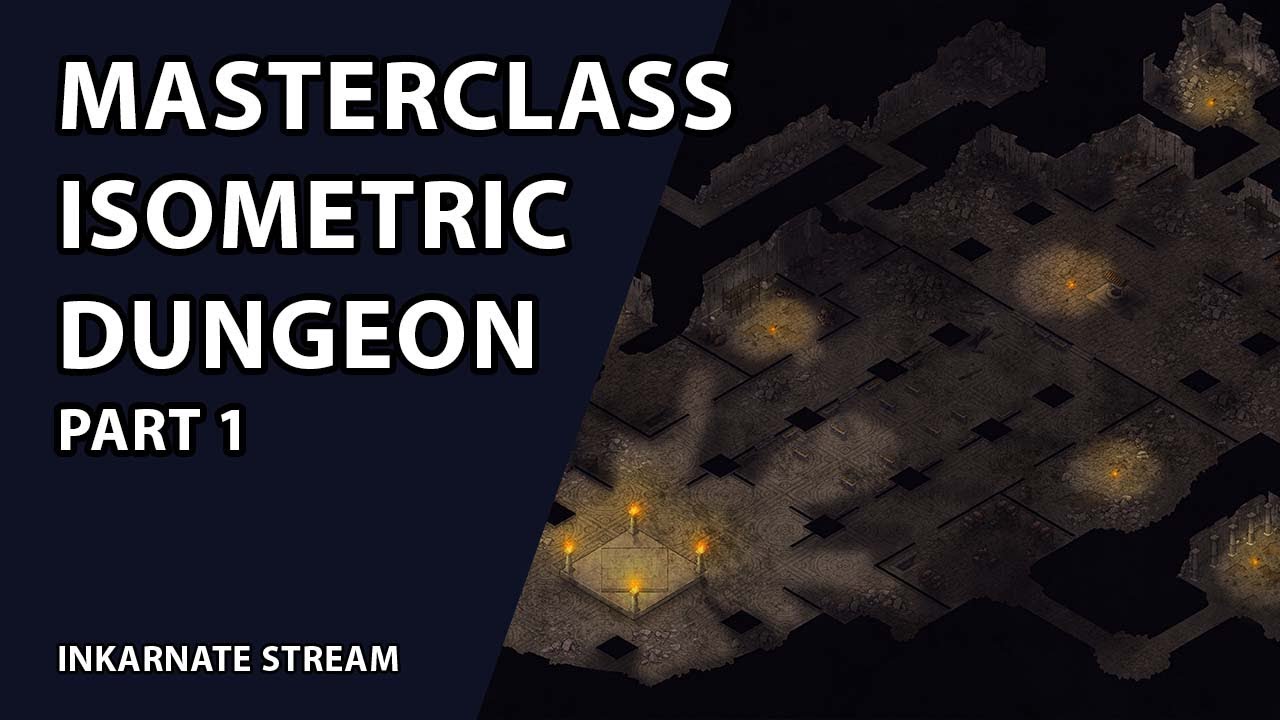 Masterclass: Isometric Dungeons Part 1 | Inkarnate Stream