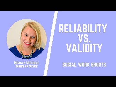 Reliability vs. Validity - Social Work Shorts - ASWB Study Prep (LMSW, LSW, LCSW Exams) - New