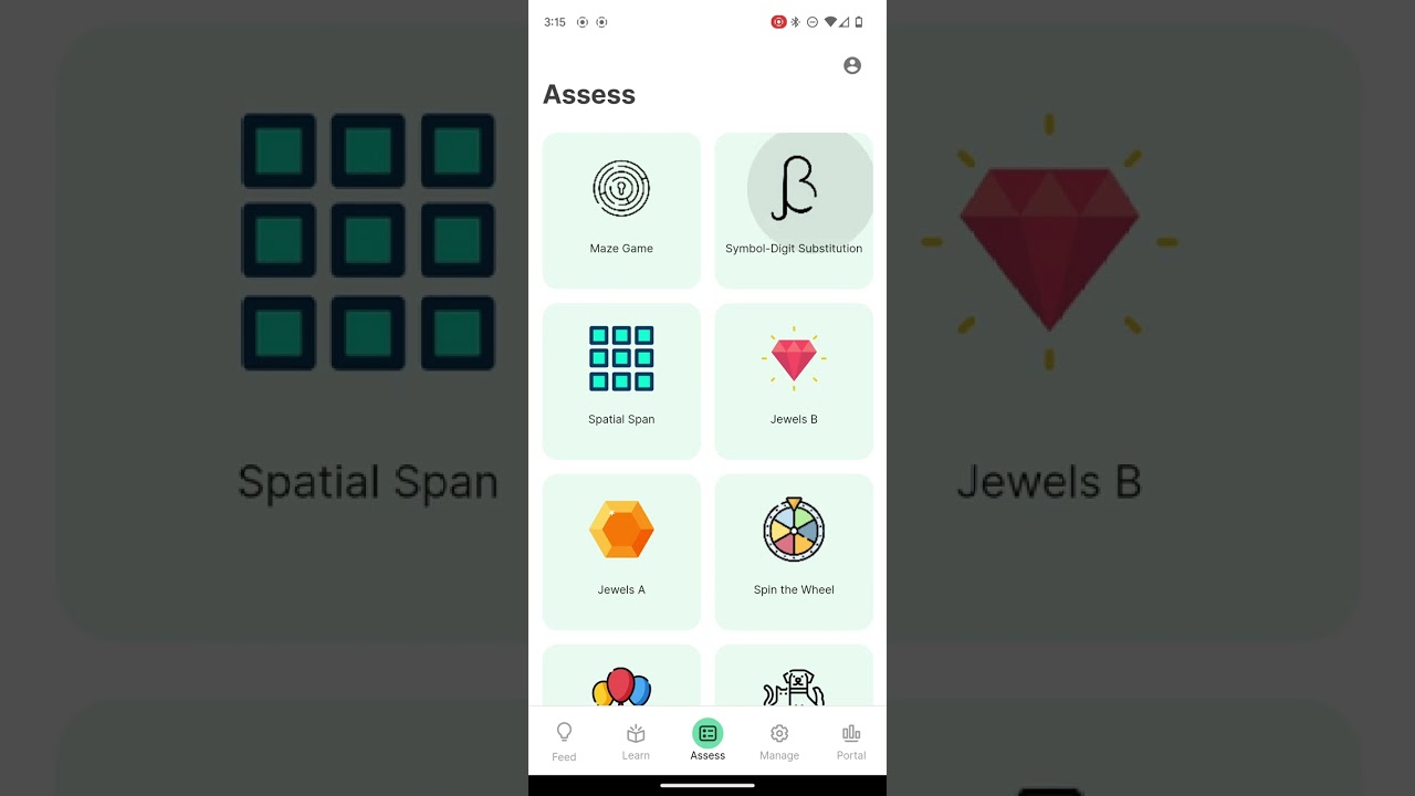 Cognitive Games: Symbol Digital Substitution