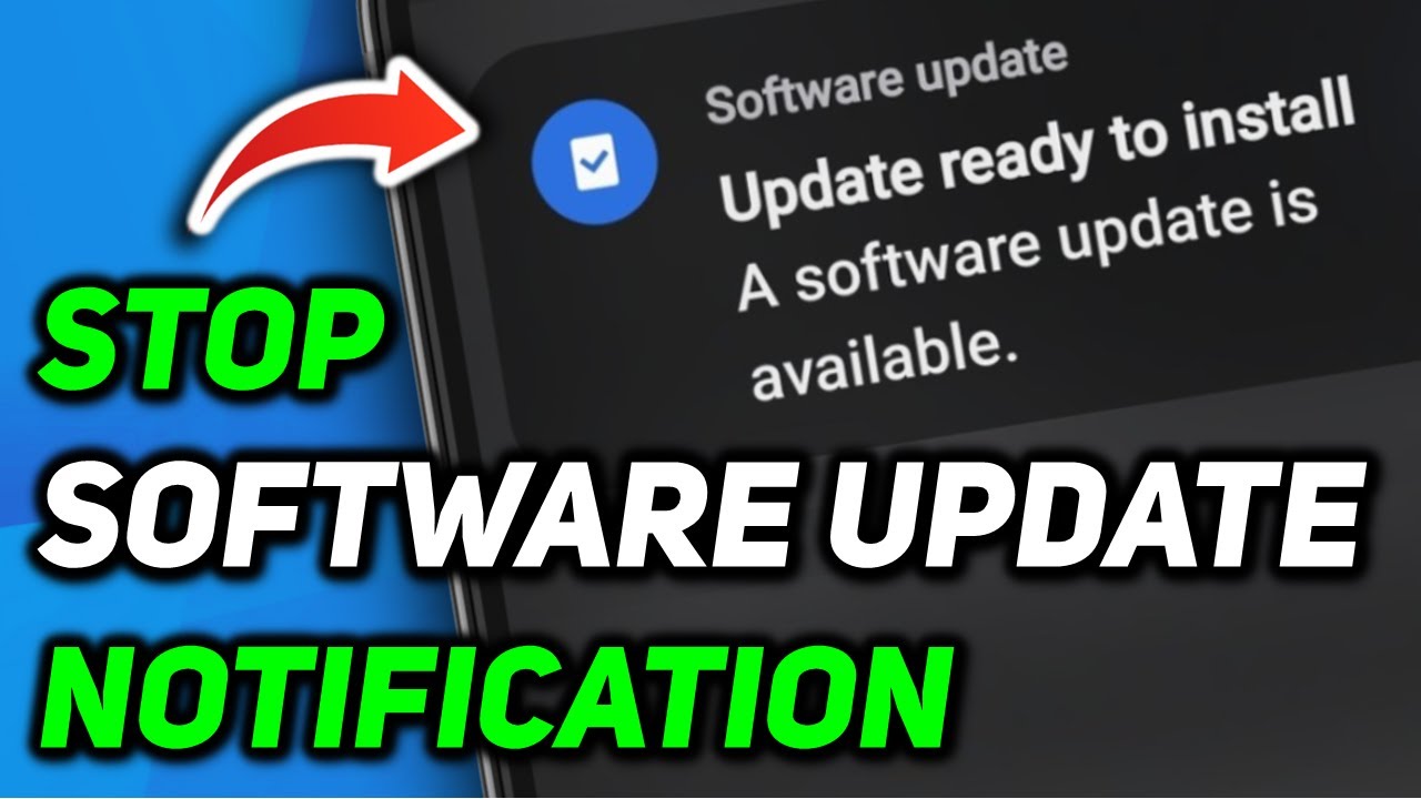 How to Stop Software Update Notification in Samsung M35