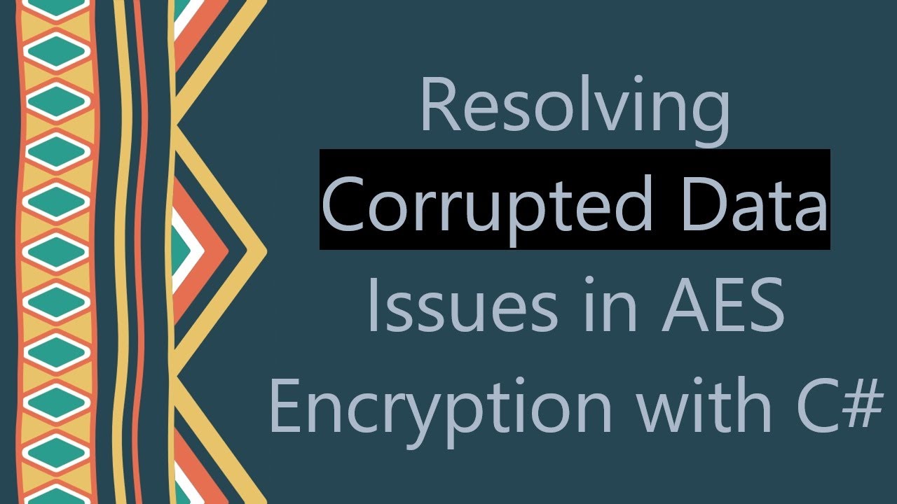 Resolving Corrupted Data Issues in AES Encryption with C-