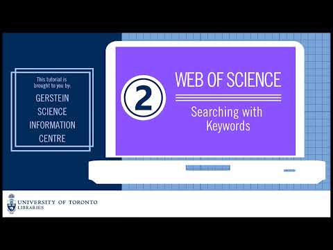 Web of Science 2: Searching with Keywords