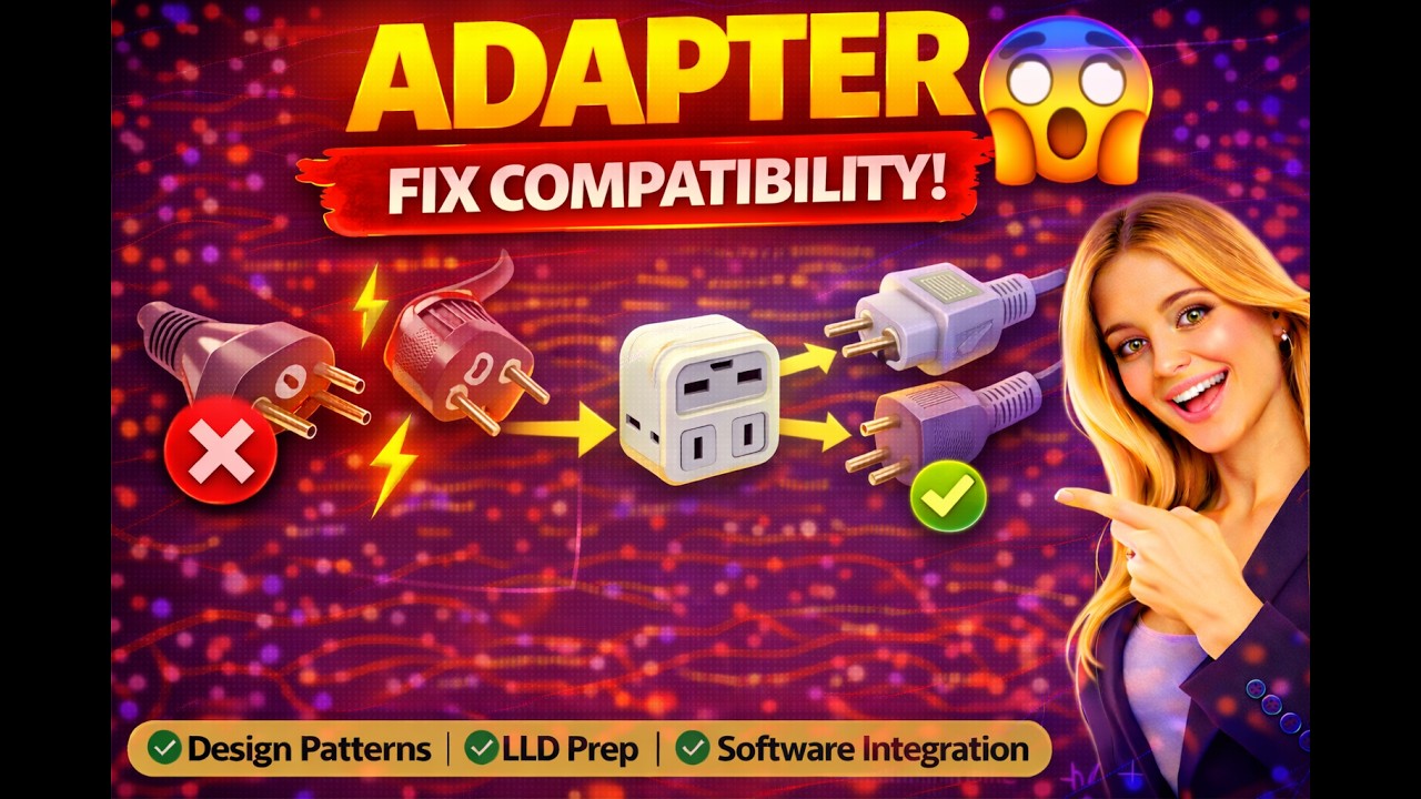 Adapter Pattern Explained 🔥 | Make Any Code Work Together!
