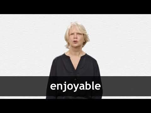 ENJOYABLE definition and meaning | Collins English Dictionary