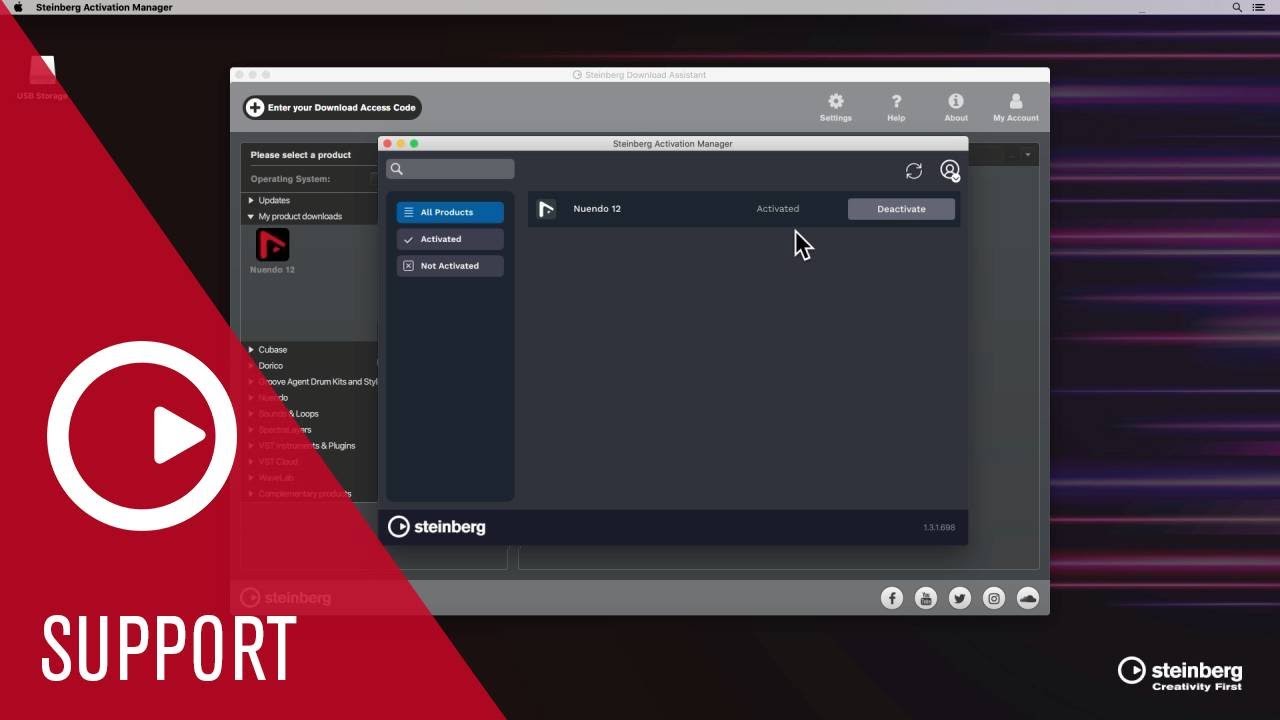 Offline Activation with Steinberg Licensing | Support