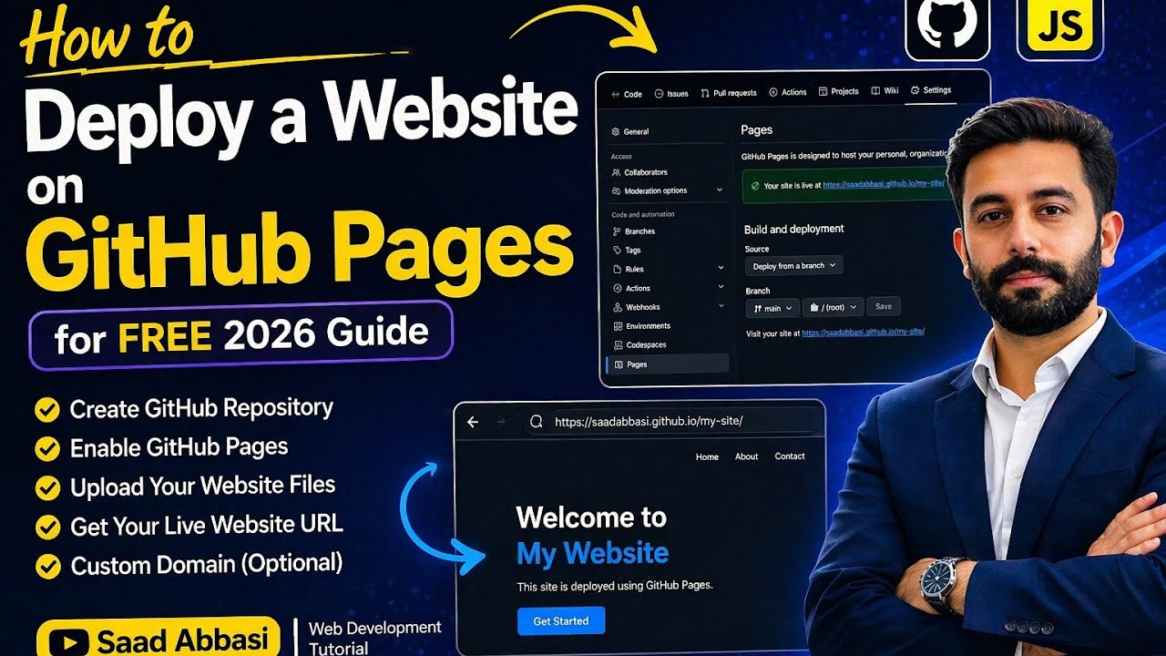 How to Deploy a Website on GitHub Pages for FREE 2026 Guide