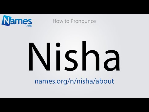 How to Pronounce Nisha