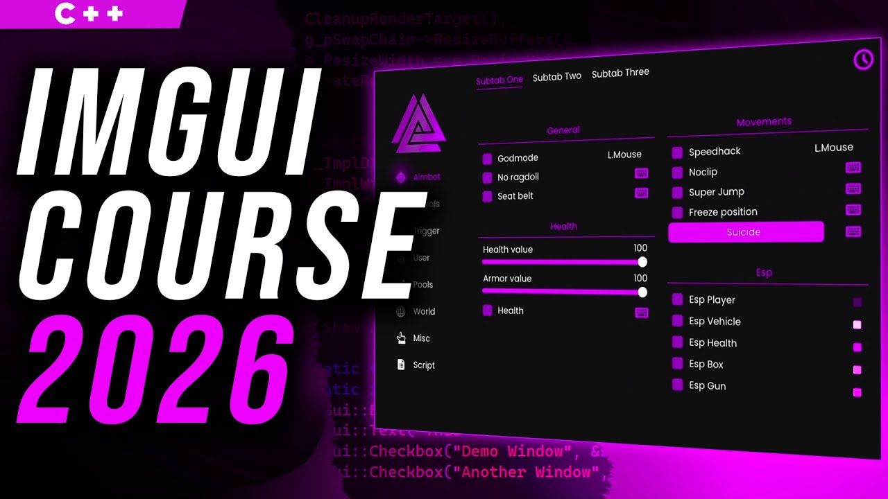Dear ImGui C++ Full Course 2026 – Learn C++ UI from Beginner to Advanced