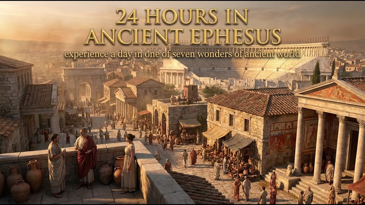Ephesus, 110 CE – A Day in the Roman Metropolis (AI Reconstruction)