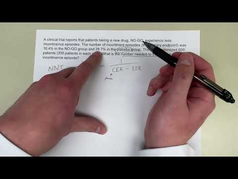 Naplex calculation - Number Needed to Treat (NNT)
