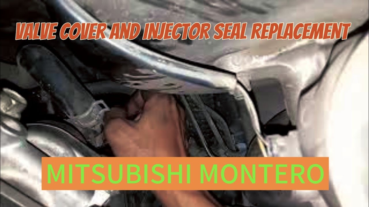 Valve cover gasket and injector seal replacement on mitsubishi montero l JAPCHANNEL
