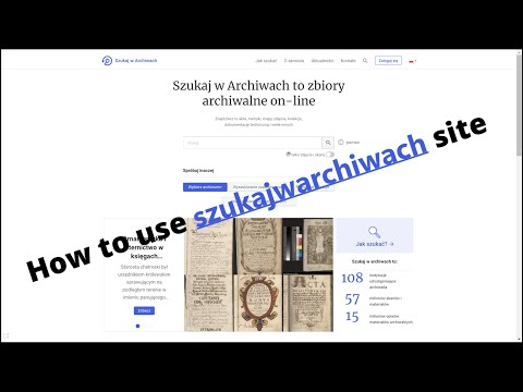 How to Find Records/Docs/Pics on Szukaj w Archiwach site