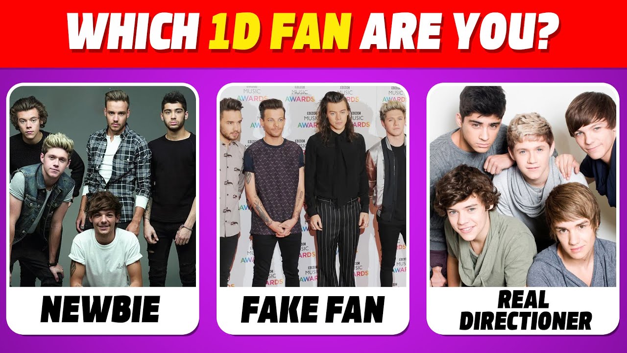 Which One Direction Fan are you? 🎶 1d fans Test 🎸Music Quiz | One Direction Quiz 2025 Mega challenge