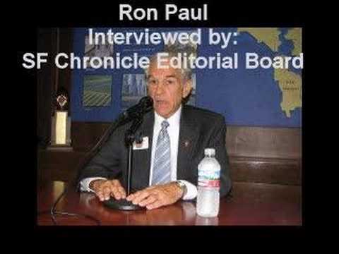 pt. 1 Ron Paul Int..SF Chronicle Editorial Board
