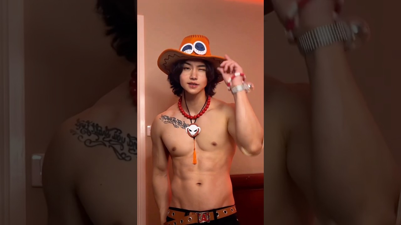 Portgas D. Ace from One Piece 🏴‍☠️#OnePiece #AceCosplay #PortgasDAce #cosplaytransformation