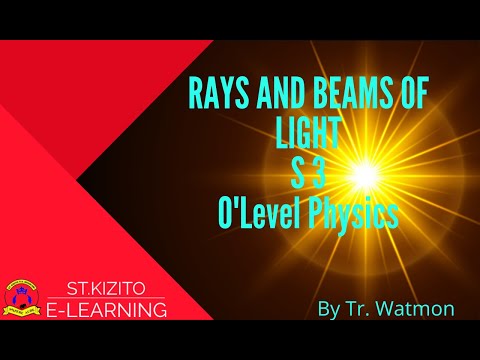 RAYS AND BEAMS OF LIGHT