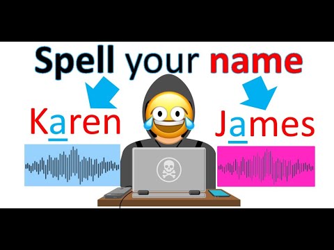 Spell your name and Watch this (Hard)