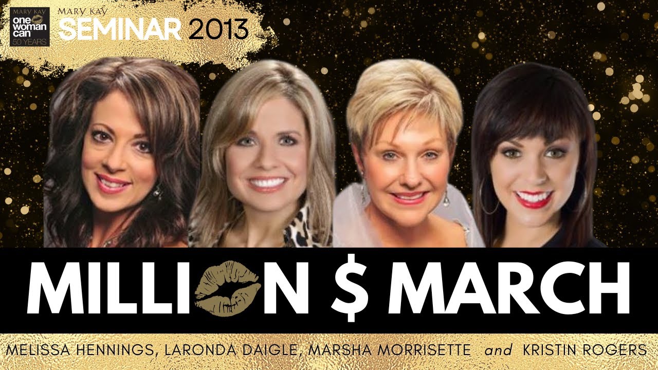 Mary Kay Seminar 2013 | Million $ March with Melissa, LaRonda, Marsha, & Kristin