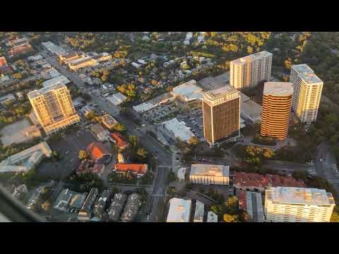 Flight Vlog - Arriving Dallas Love Field with view of Fair Park from the air - Nov 13, 2024