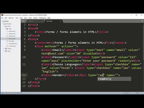 Learn Create HTML Form in Hindi part6 - Mind Luster