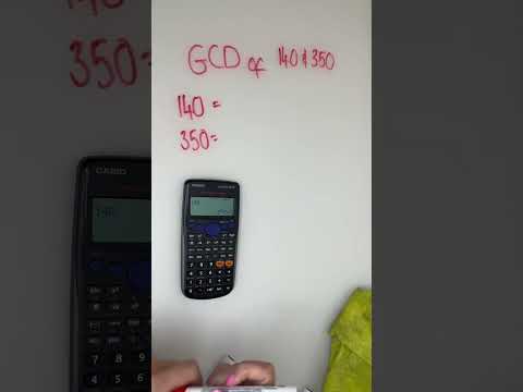 GCD on a calculator