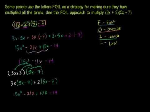 Multiplying Polynomials 1 | Khan Academy