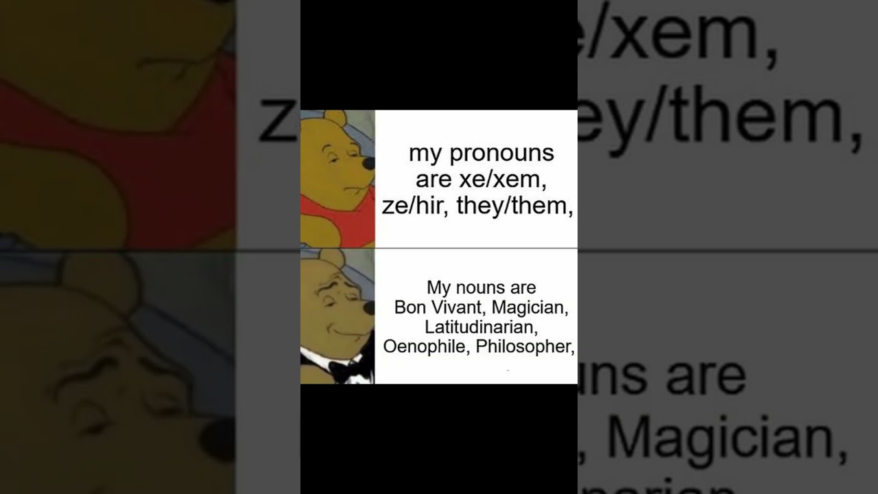 Pronoun normies ≠ Noun enjoyers