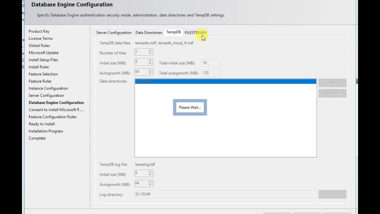 Install SQL Server 2016 Service Pack 1  along with R Server
