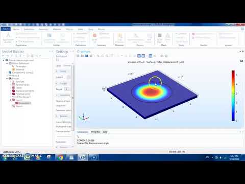 Gas pressure capacitive sensor on COMSOL – MatlabWorks