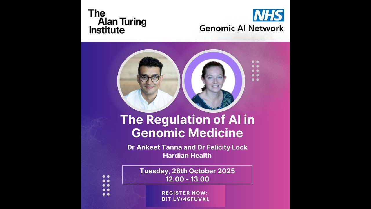 October 2025 Clinical AI Interest Group with Dr Ankeet Tanna and Dr Felicity Lock (Hardian Health)