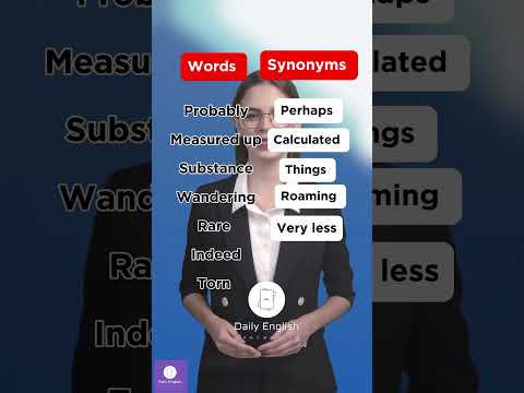 Words Synonym #english #exploreenglish #learnenglish #synonyms #vocabulary
