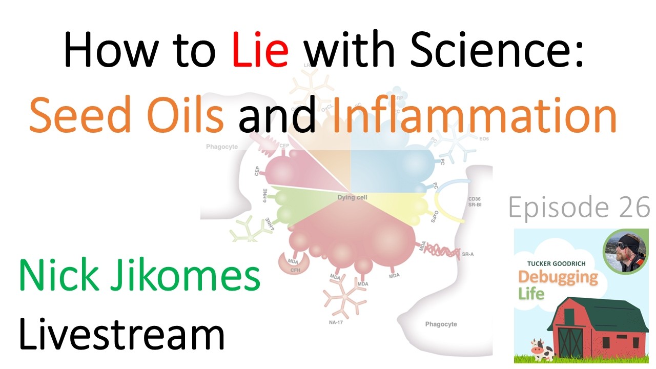 Ep. 26: How To Lie With Science (Nick Jikomes Livestream)
