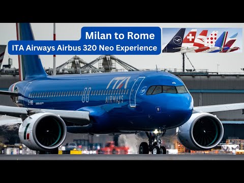 Trying out ITA Airways, newest Star Alliance member - Milan to Rome aboard A320. #itaairways