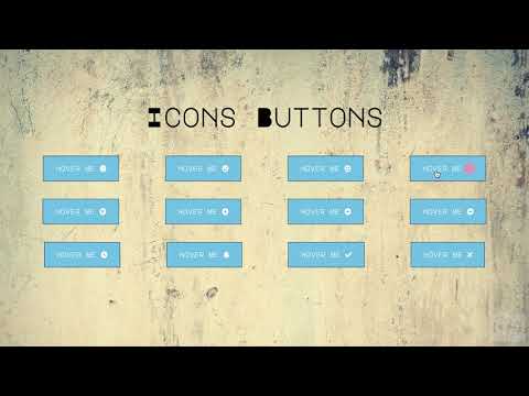 #15 Icons Buttons-Css