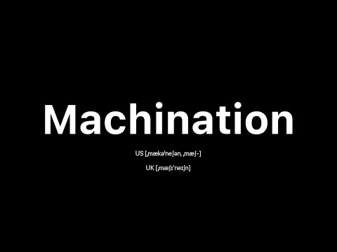 How to Pronounce Machination: πΊπΈ American English vs. π¬π§ British English