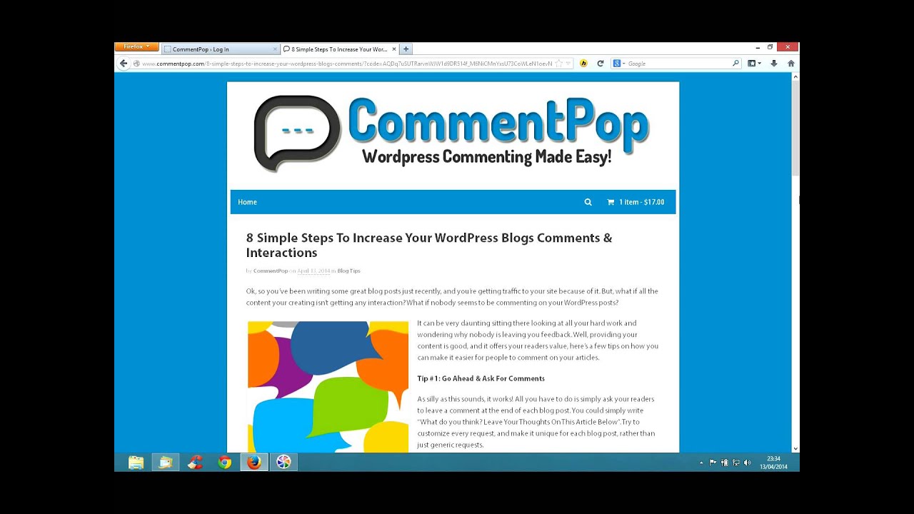 Wordpress Comments Plugin - CommentPop