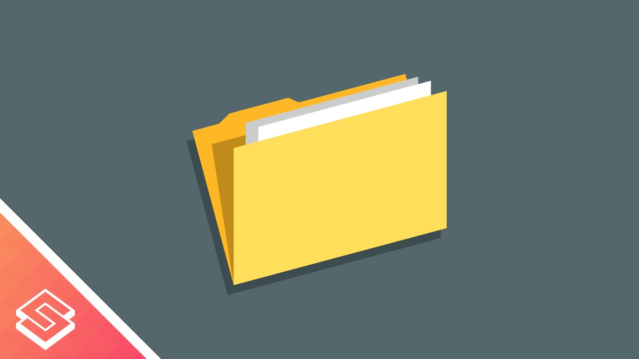 Inkscape Beginner Tutorial: Simple Folder Icon