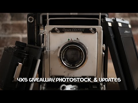 Photostock 2022, Graflex 4x5" Giveaway, and Channel Updates - Large Format Friday