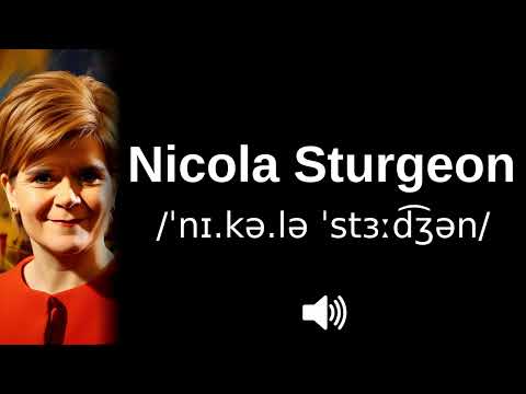 🇬🇧 How to pronounce Nicola Sturgeon (CORRECTLY!)