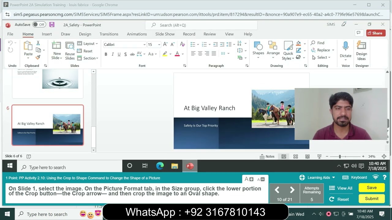 PowerPoint 2A Simulation Training | PowerPoint 2A Simulation Exam | PowerPoint 2B Simulation Exam