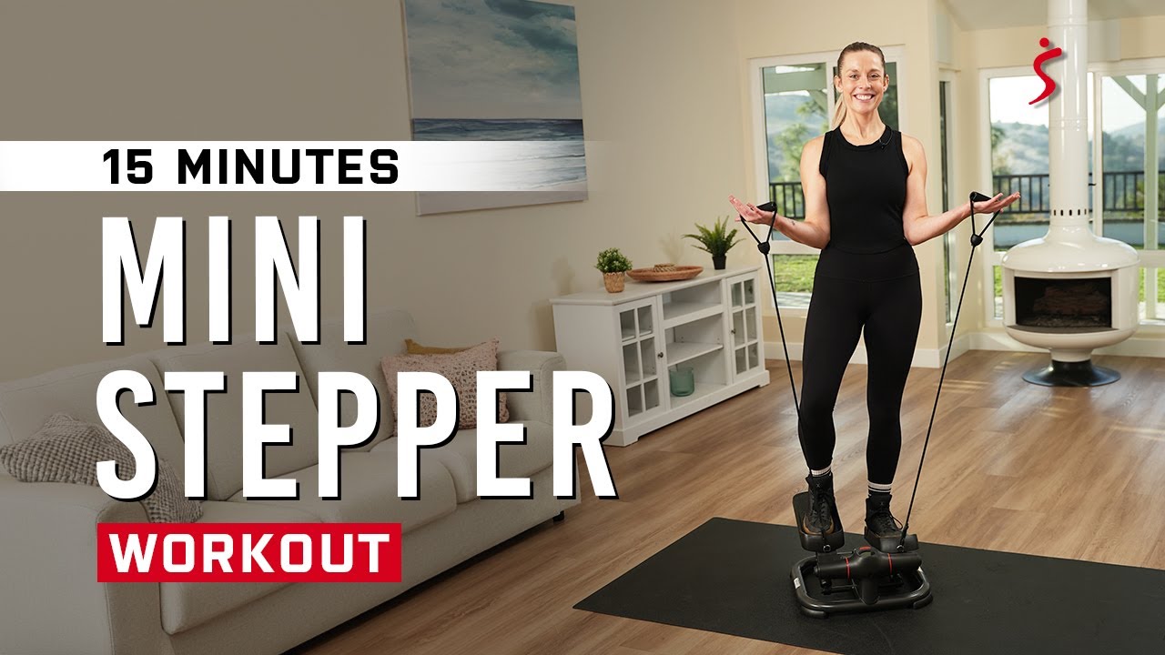 15 Min MINI STEPPER Workout - Strength and Cardio
