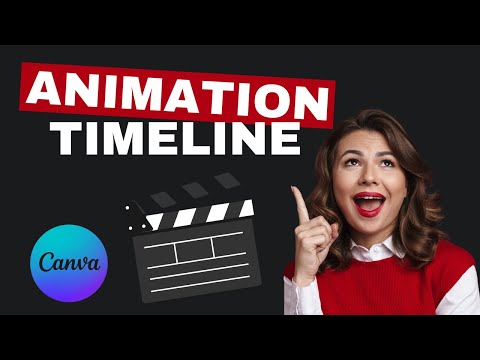 Using Canva's Animation Timeline