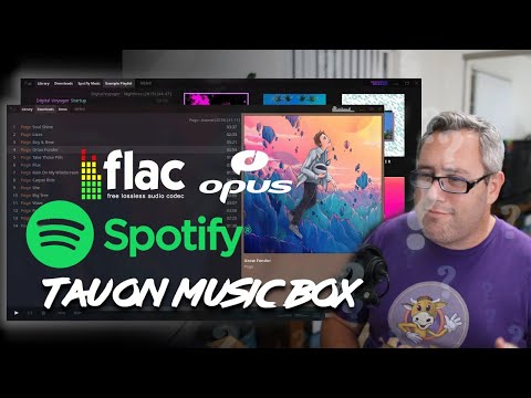 TAUON MUSIC BOX // Spotify Front end and Music Player for Linux